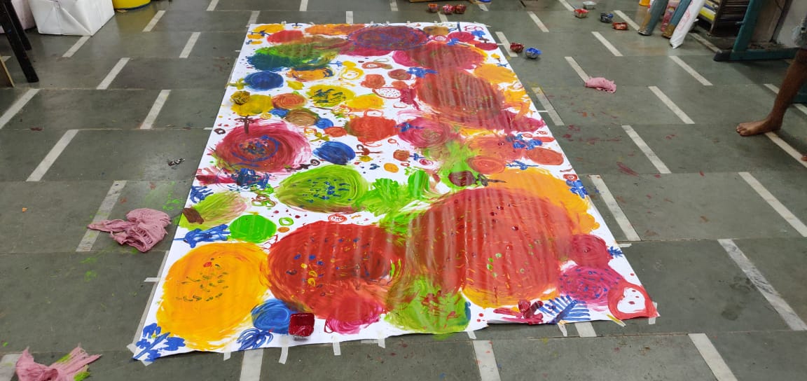 Kids Making Art in Dharavi – ACORN International